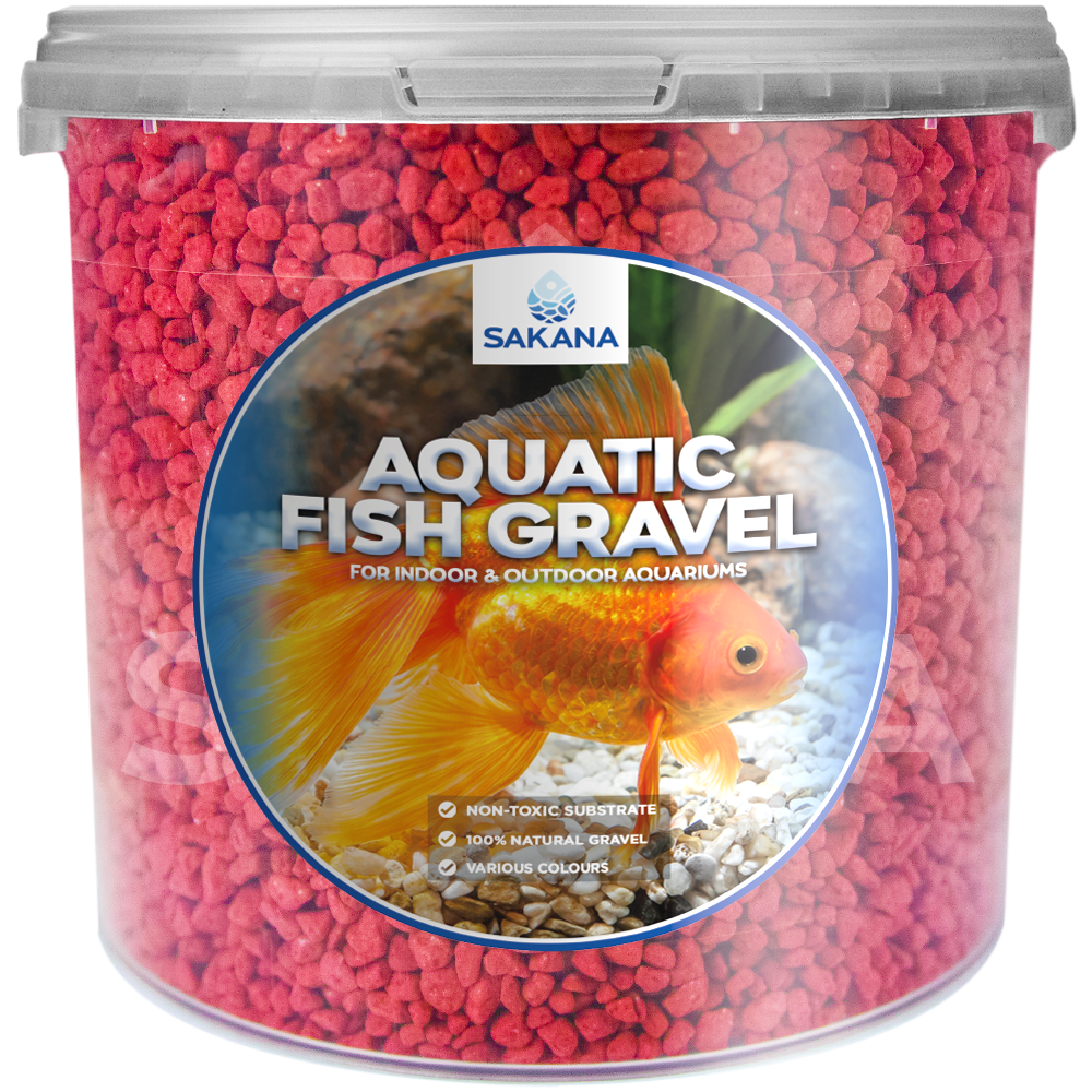 Sakana Coloured Aquatic Fish Gravel (Red) – 247plants